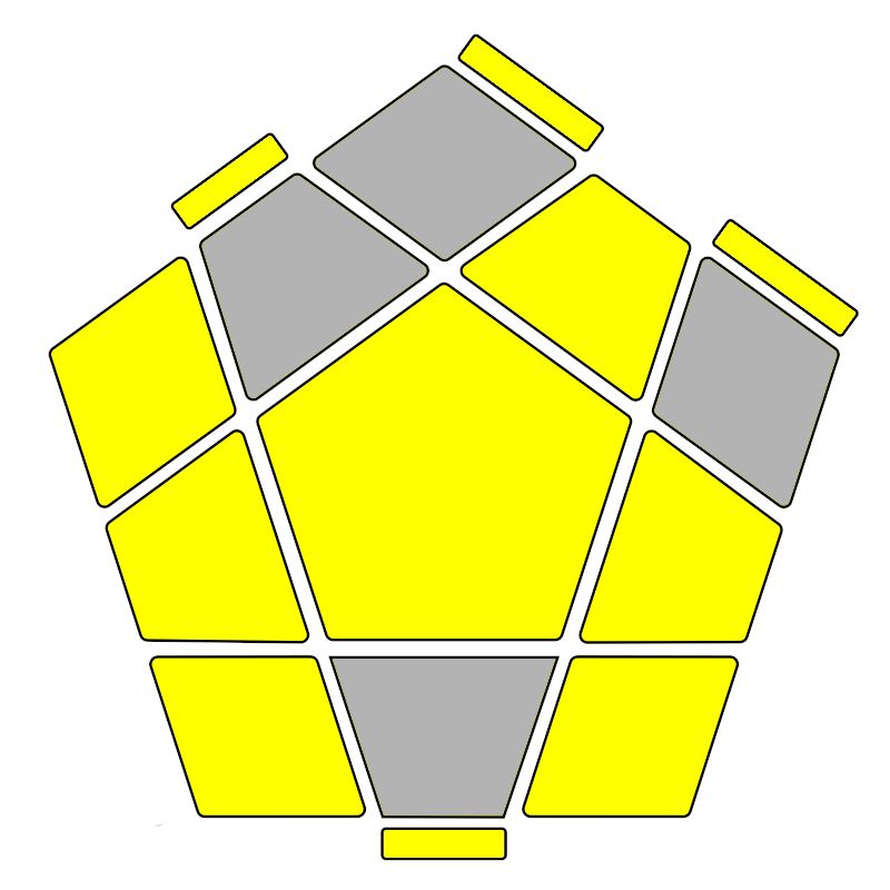 Megaminx OLL 32 Pi Algorithm