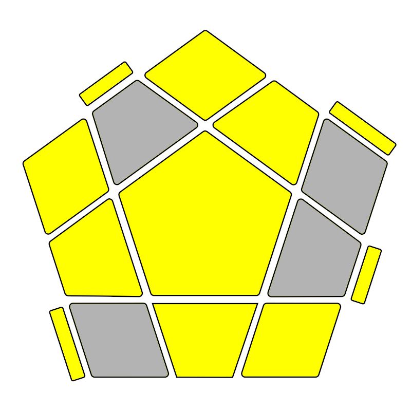Megaminx OLL 36 Y Algorithm