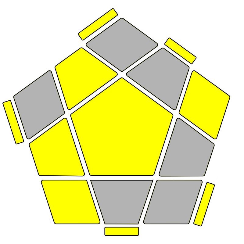 Megaminx OLL 57 Algorithm